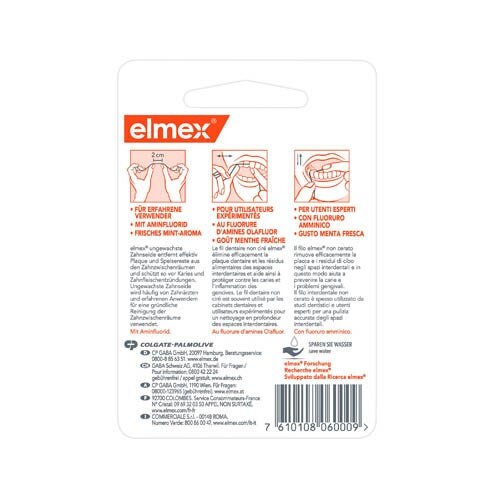 elmex® Zahnseide | ungewachst oder gewachst